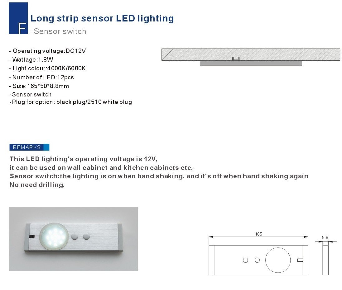 LONG STRIP SENSOR LED LIGHTINGS